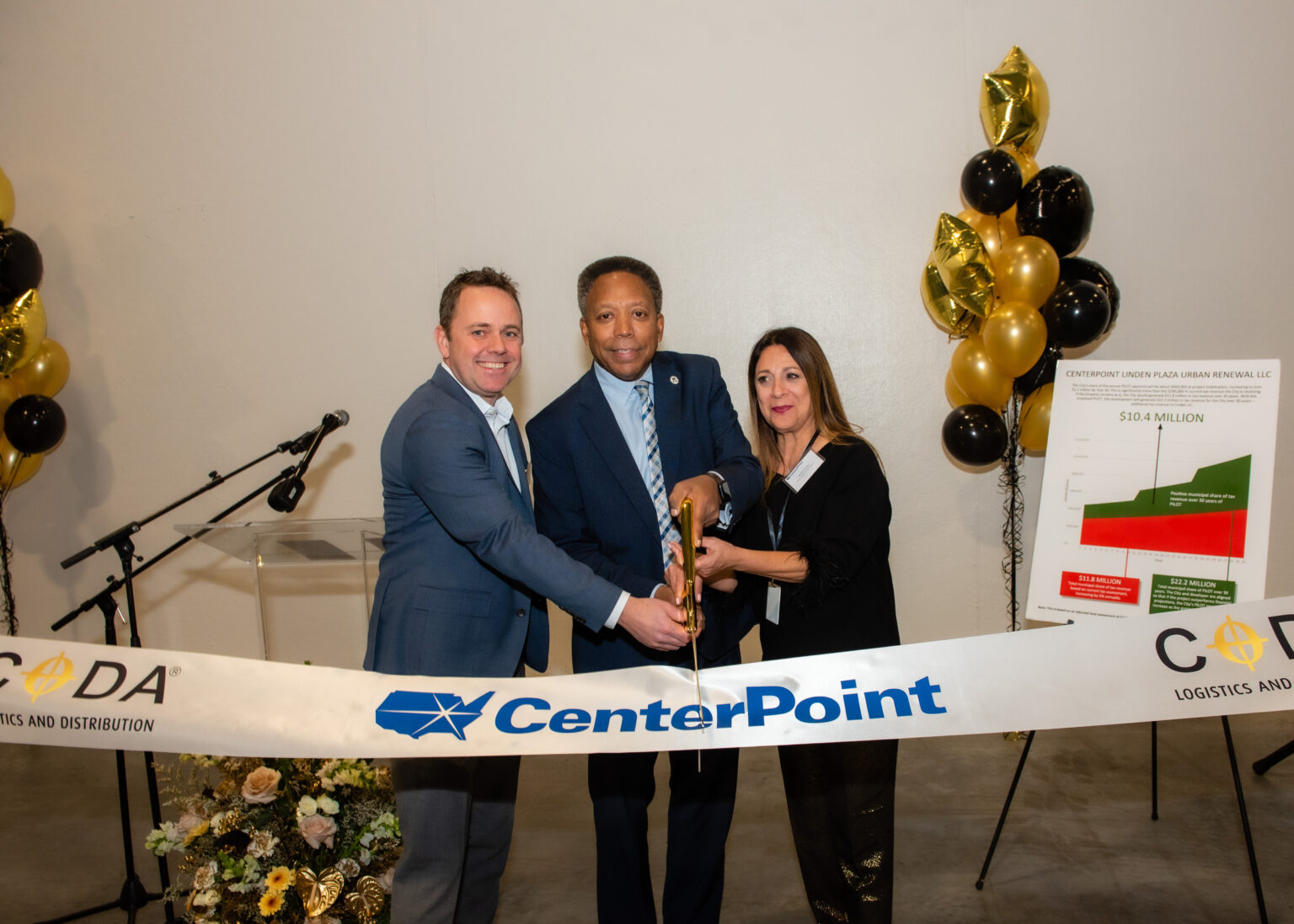 CenterPoint, New Jersey 3PL Cut Ribbon on Newly Completed Distribution Facility Near Port Newark ...